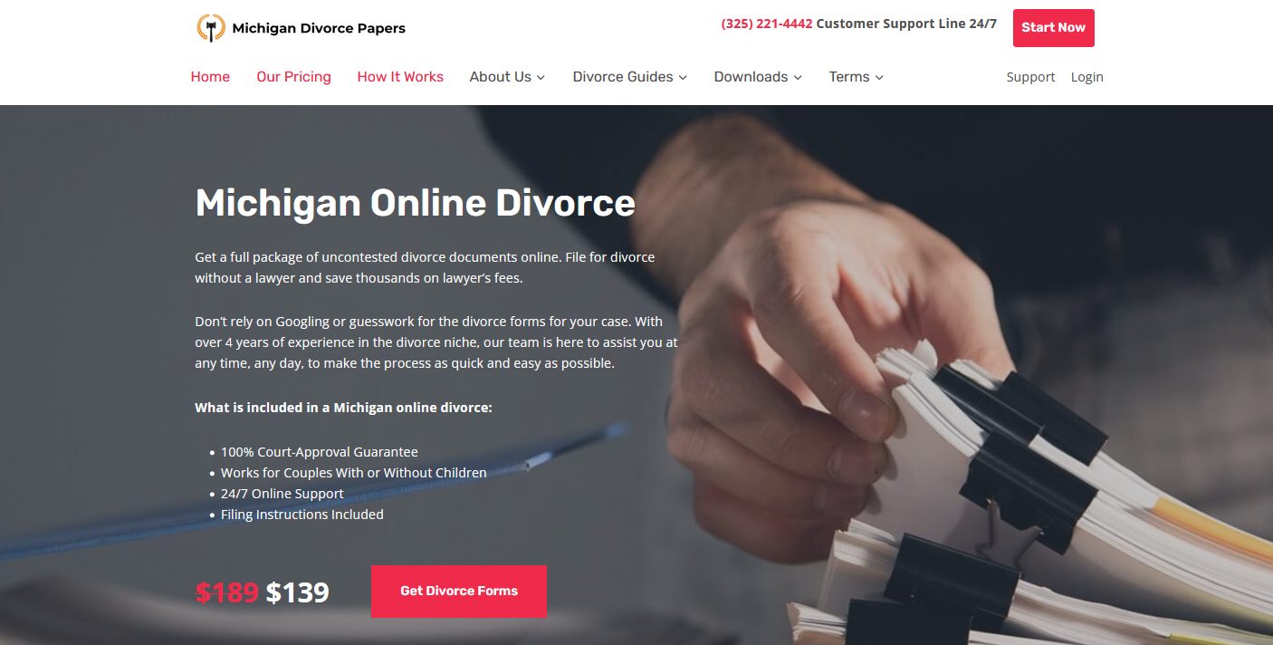 Michigan Divorce Online: Simple, Court-Ready Forms & Papers